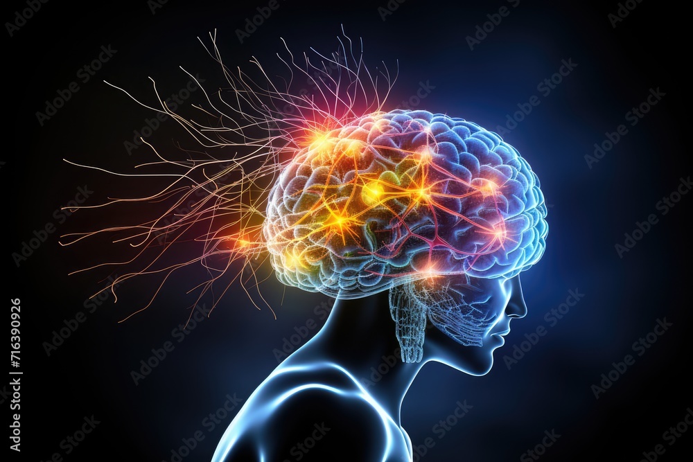 Brain Axon Neuronal Network, Metacognition amid neural symphony ...