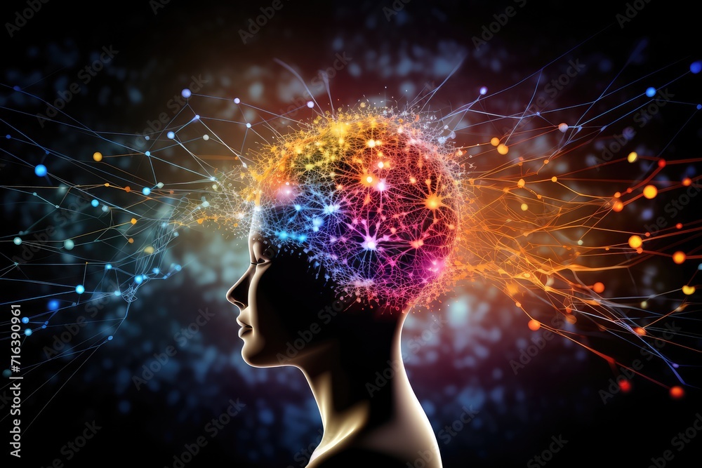 Brain Axon Neuronal Network, Metacognition amid neural symphony ...