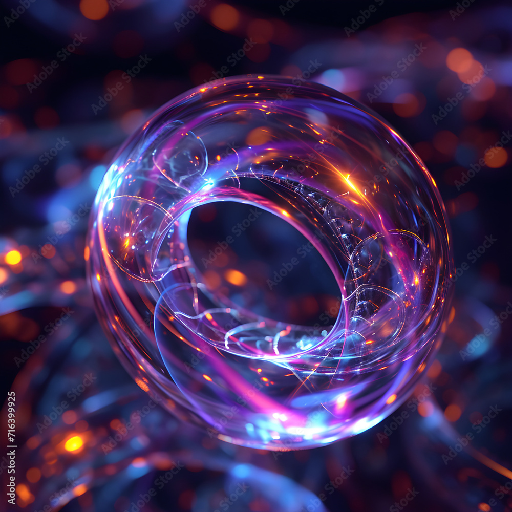 Visualisation of quantum entanglement, quantum leap, quantum computing ...