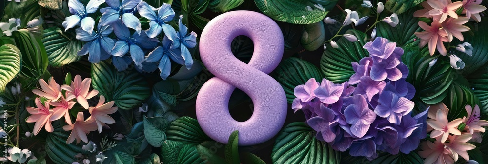 Number 8 Written By Fresh Iris, Banner Image For Website, Background ...