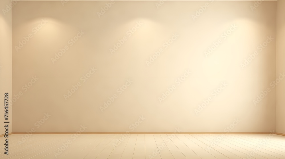 Empty Cream wall background, versatile for product display , Empty ...