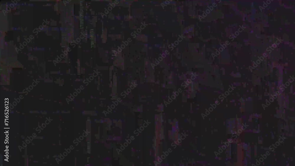 Glitch Noise Static Television VFX Pack. Visual Video Effects Stripes ...