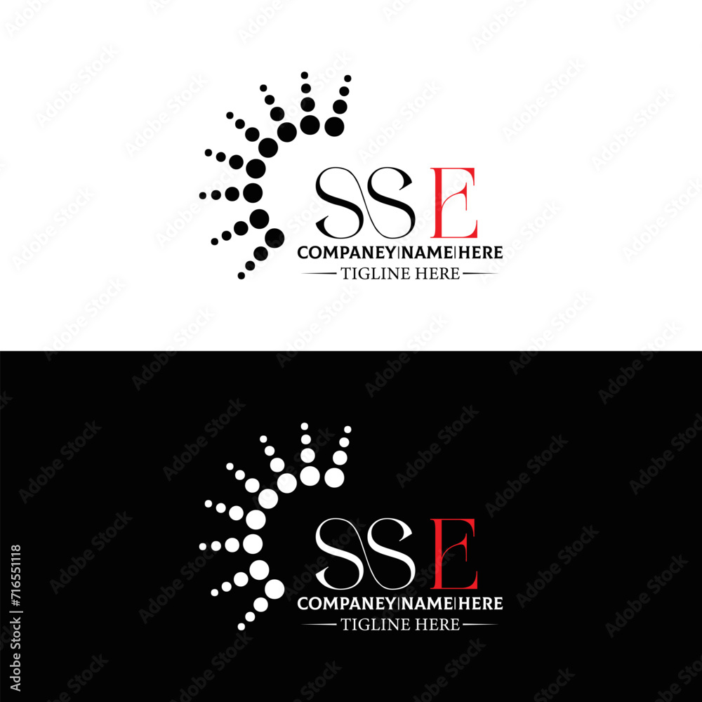 SSE logo. S S E design. White SSE letter. SSE, S S E letter logo SSE ...