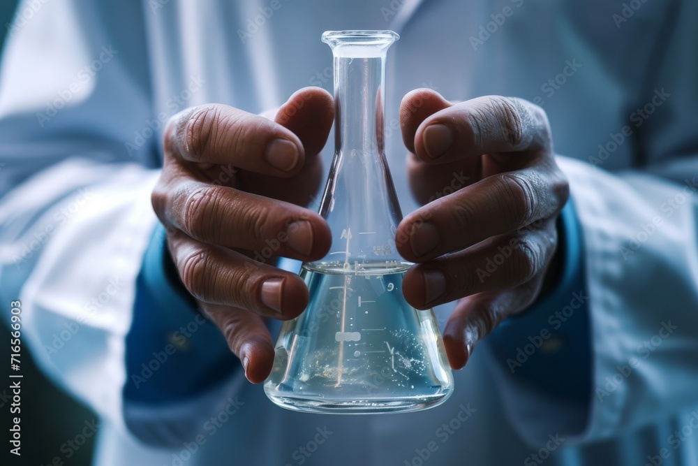 test tubes are placed in a rack and have measurement markings on them ...