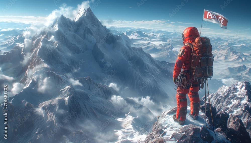 Extreme sport, parachutists. Athletes in movement, action and ...