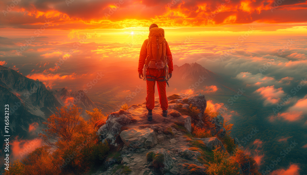 Extreme sport, parachutists. Athletes in movement, action and ...