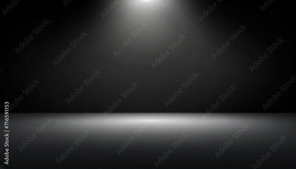 perspective floor backdrop black room studio with gray gradient ...