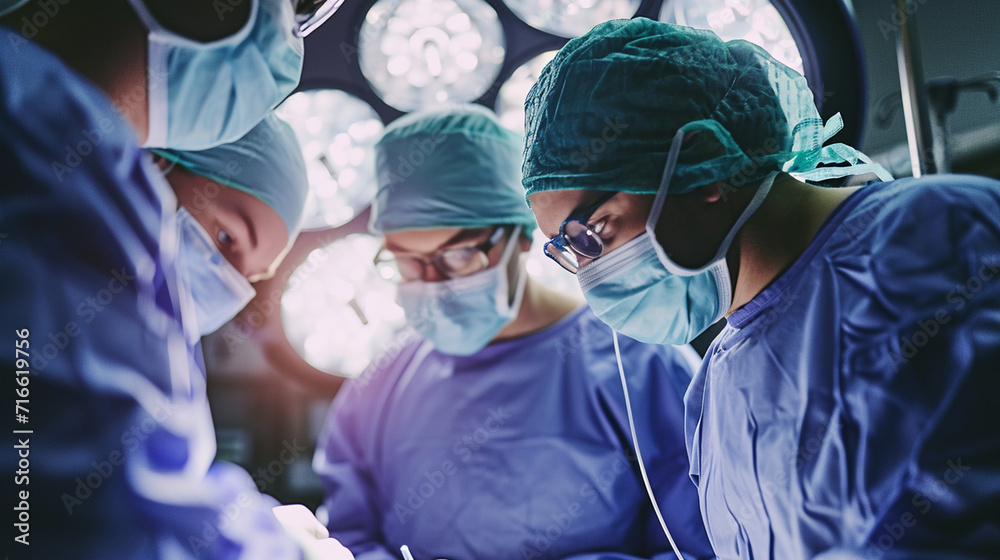 Ilustrace „A skilled surgeon leading a complex procedure in an ...