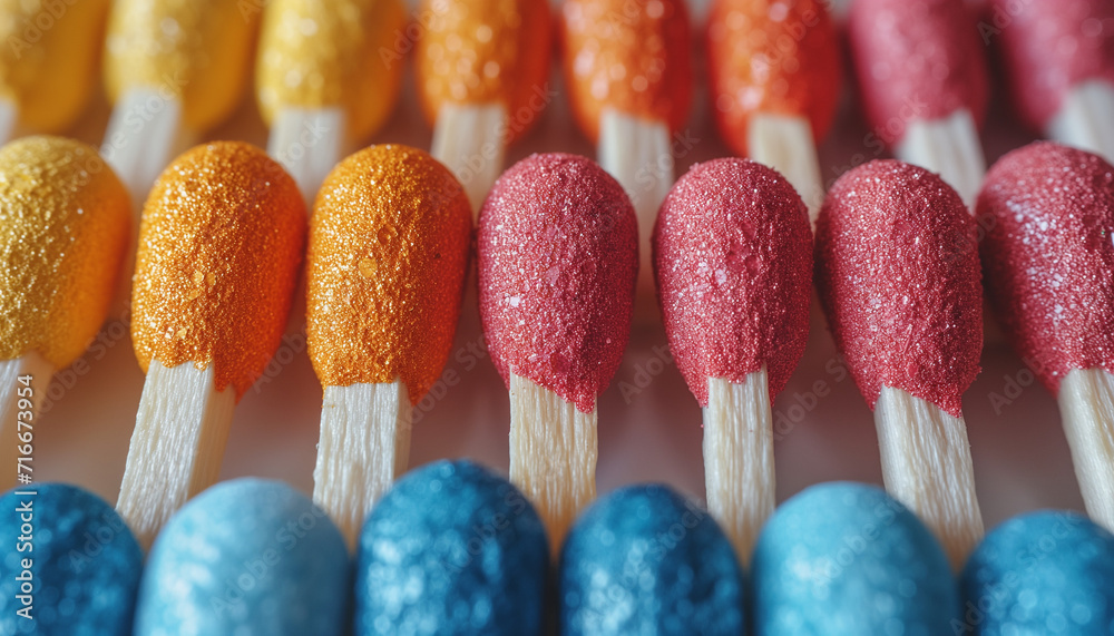 Colorful match sticks on light background. Safety matches Stock Photo ...