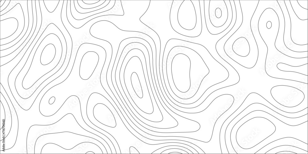 abstract white wave paper curved reliefs background. Topography map ...