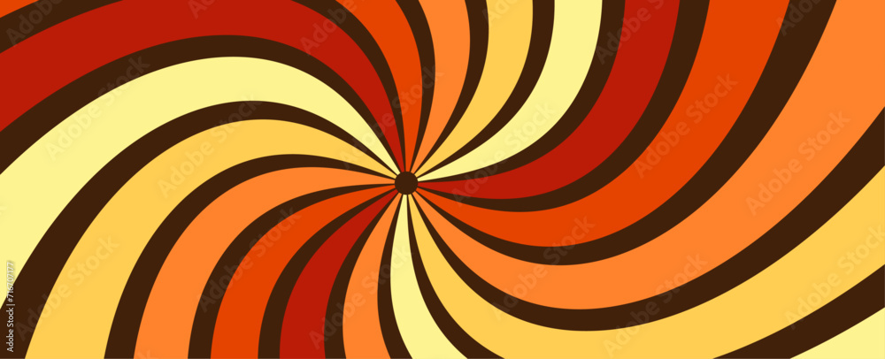 retro vintage 70s style stripes background poster lines. shapes vector ...