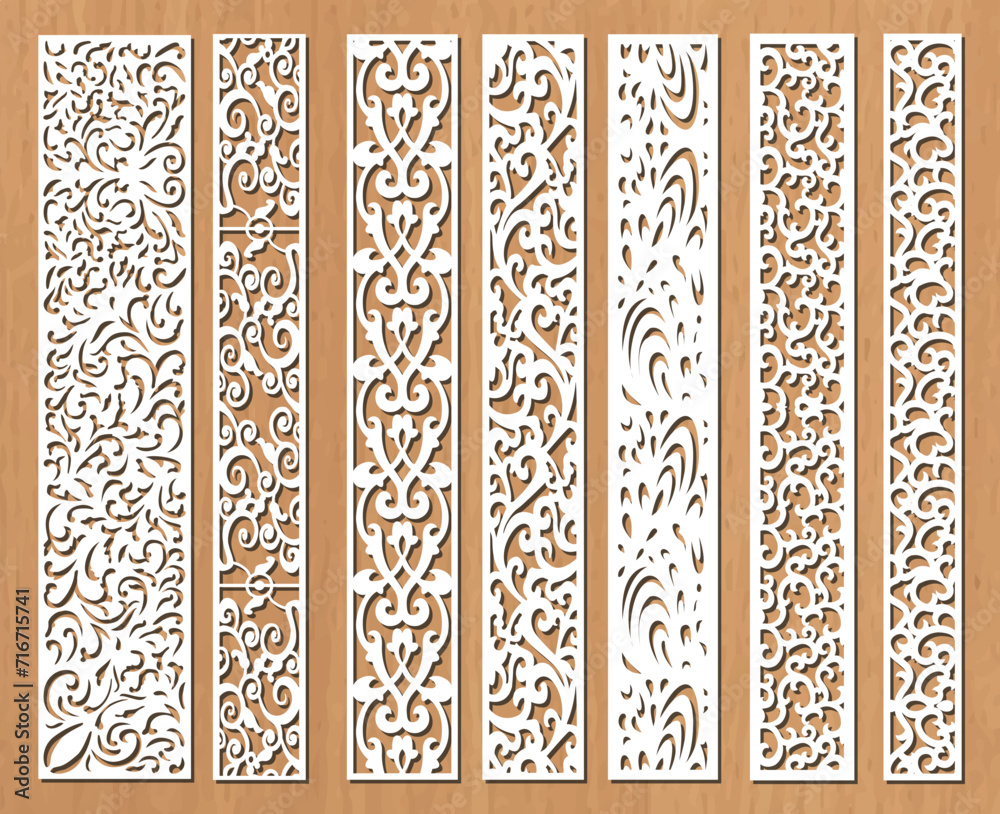 Set vector arches, eps,arch design for laser, plasma and cnc cutting ...