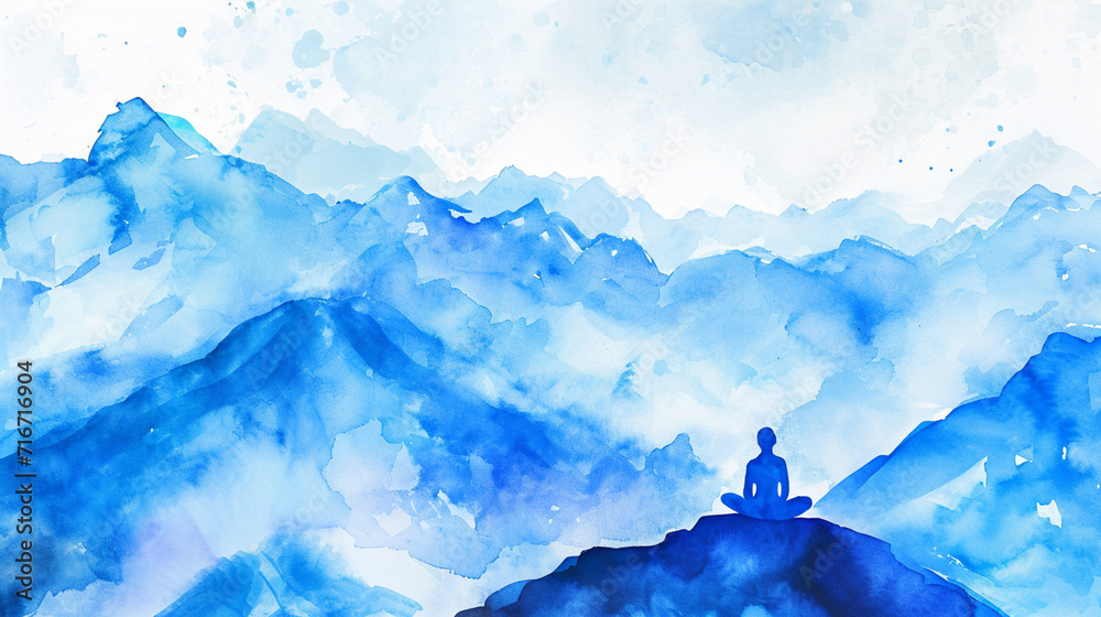 People doing yoga. yoga illustrations meditating backgrounds. yoga to ...
