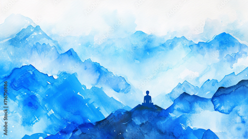 People doing yoga. yoga illustrations meditating backgrounds. yoga to ...