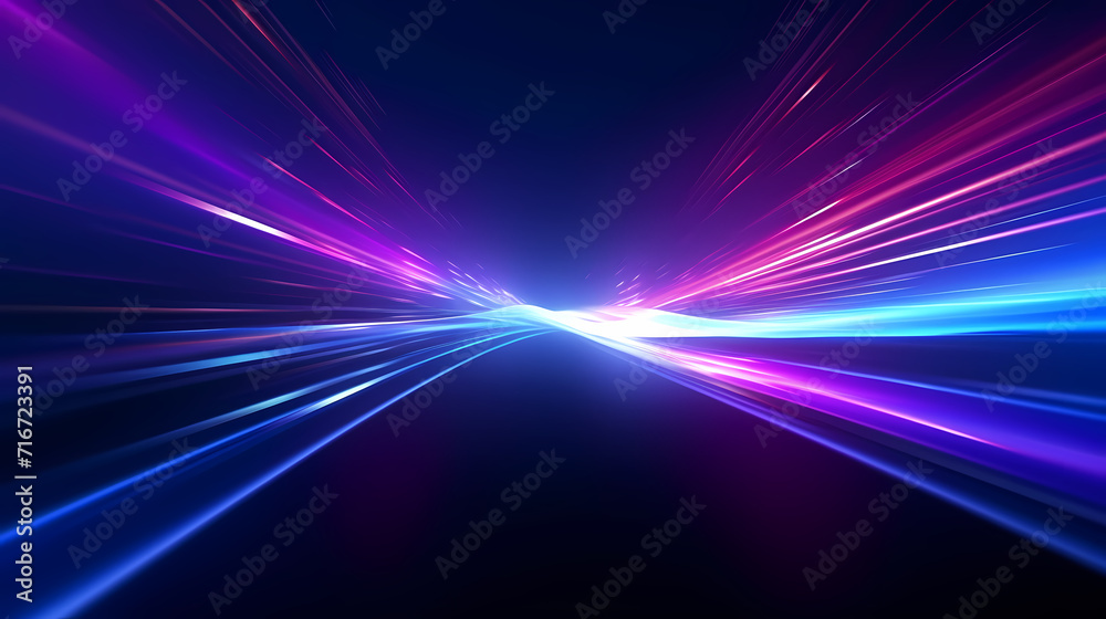 Line glowing motion blur illustration light background, energy neon ...