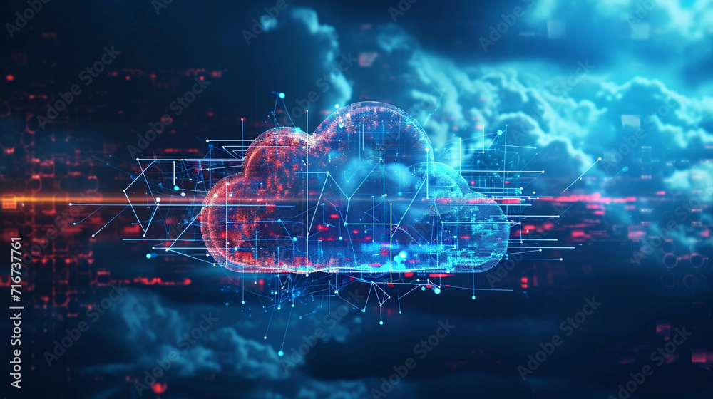 A cloud with multiple layers of security firewalls, Cloud Security ...