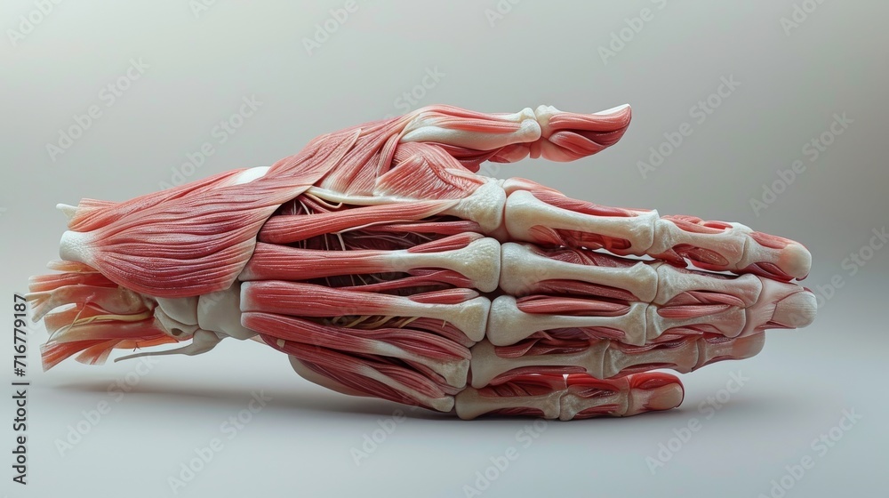 Close-Up of Human Body Model, An Insightful Visual Representation of ...