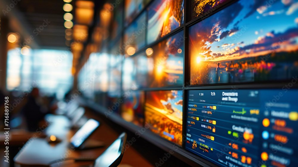 Media Production: Inside a Television Broadcast Studio, Showcasing ...