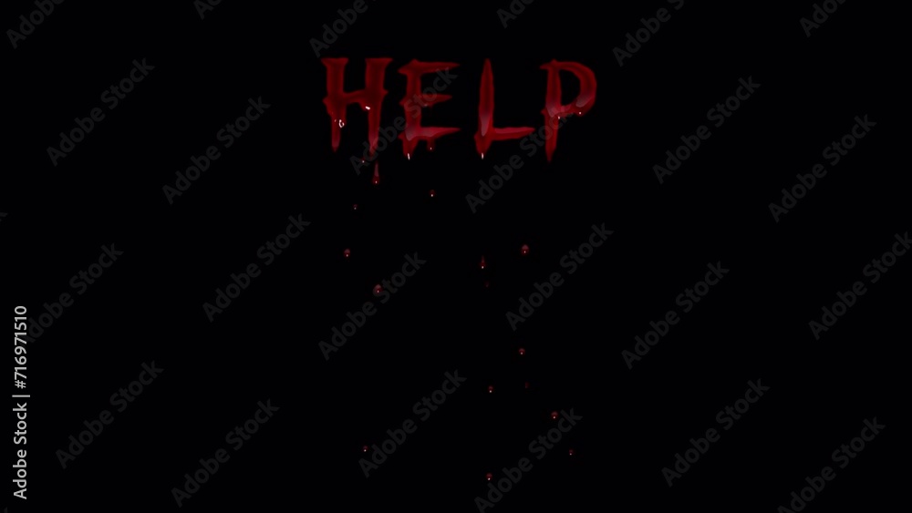 Add a Gory Touch to Your Visuals with Help Animated Blood Dripping Down ...