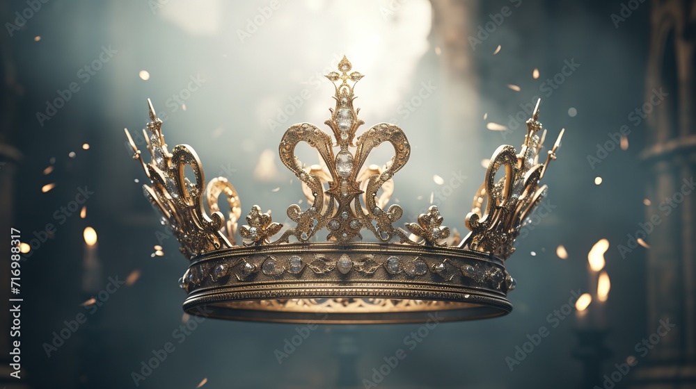 Royal crown a modern art royalty design in the style of patrici ai ...