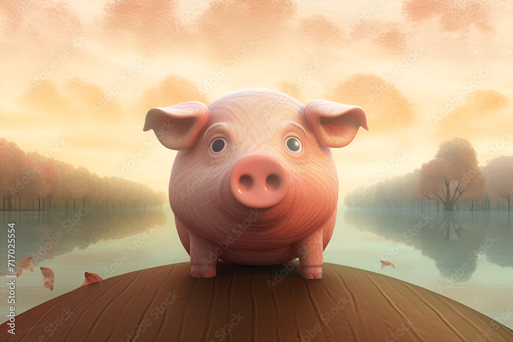 Beautiful Pig Design, Perfect for your Project and Creations or ...