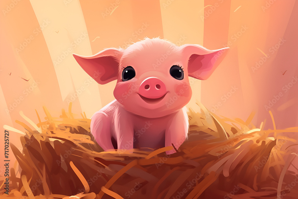 Beautiful Pig Design, Perfect for your Project and Creations or ...