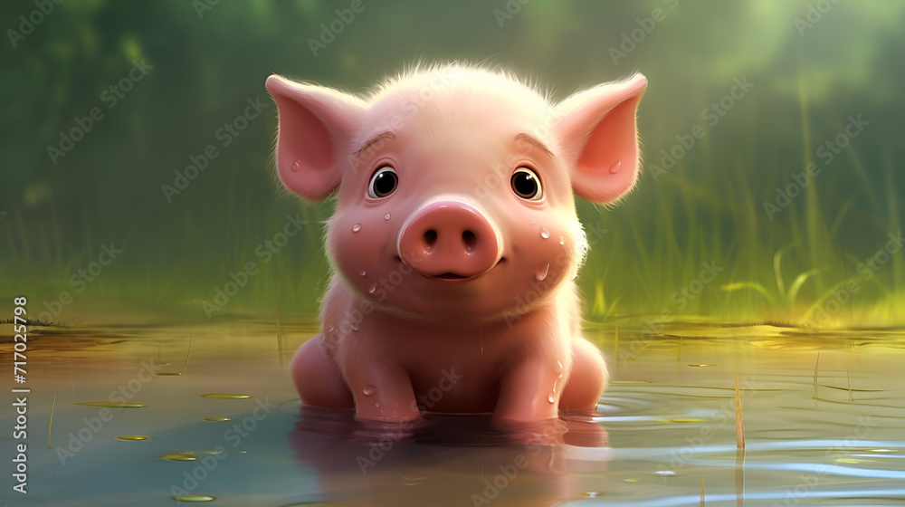 Beautiful Pig Design, Perfect for your Project and Creations or ...