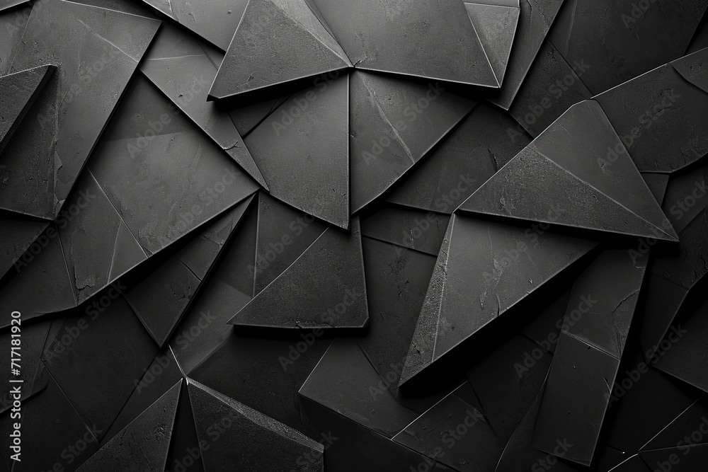 Stylish black and dark grey pattern with geometric elements, perfect ...