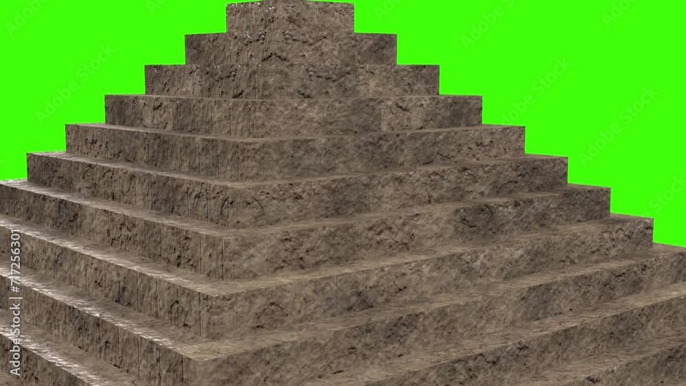 Stockvideon 3D Great Pyramid of Khufu one of the Pyramids of Giza ...