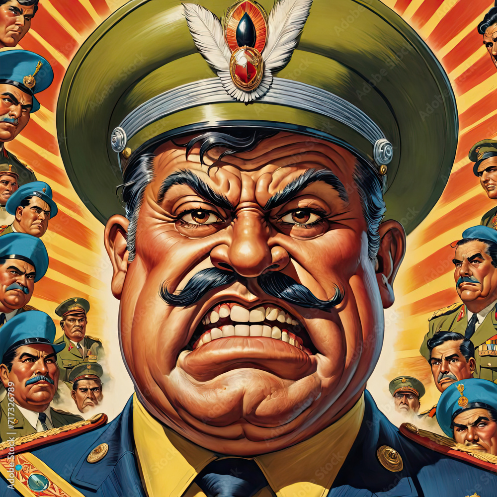 Vintage Caricature: Terrible Boss - Plus-size Indigenous Australian ...