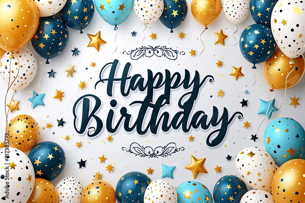 Happy birthday moments holiday cheer time to celebrate life party ...