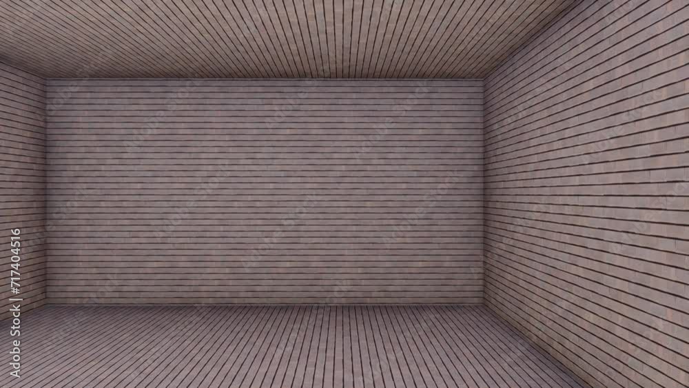 cube room with roof material. and there is blue smoke .3d vector ...