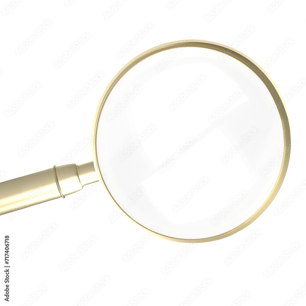 Poster The magnifying glass png image 3d rendering. – Wall Art | UkPosters
