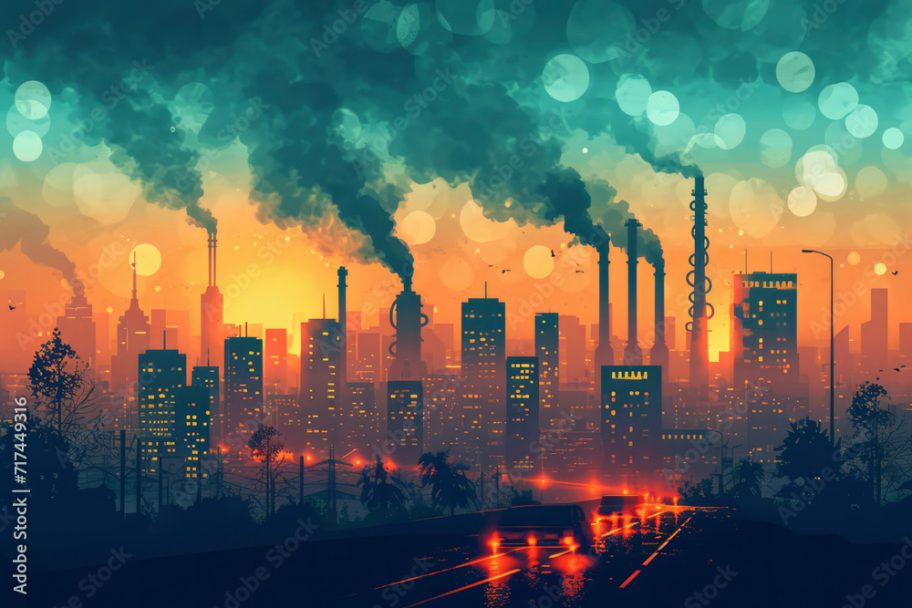 Sources of air pollution include industrial facilities, transportation ...