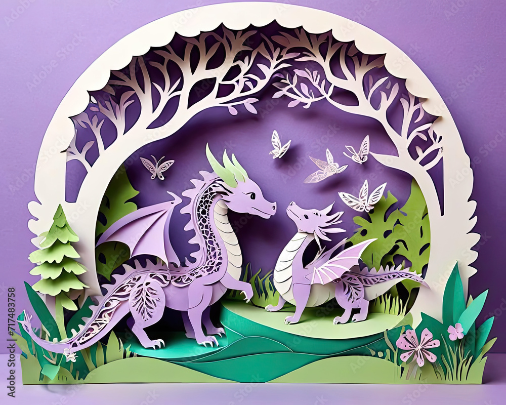 Adorable children's storybook illustration - Loyal animal companion and ...