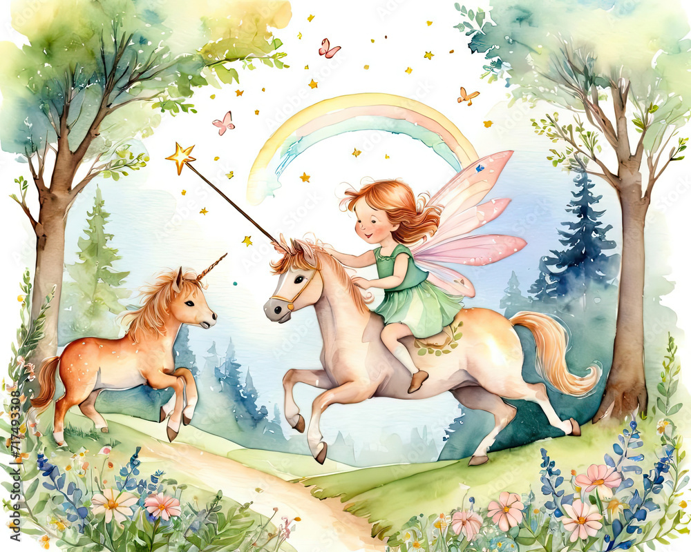 Adorable Children's Storybook Illustration - Playful nursery, Brave ...