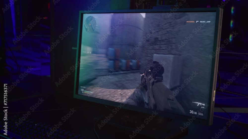 Shooting Enemy Players With Assault Rifle Weapon In Army War Simulator ...