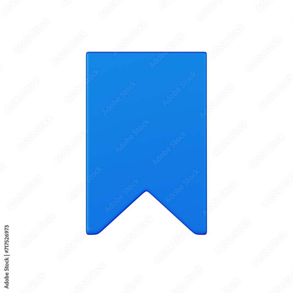 bookmark icon. High quality sign and symbol on a white background. 3d ...