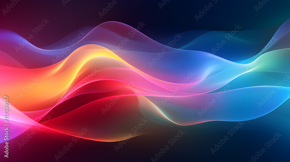 Gradient design element abstract fluid 3d render for eyecatching ...