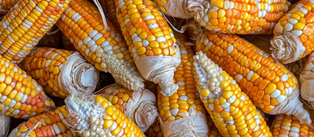 Corn contaminated with Aflatoxin Aspergillus flavus and Aspergillus ...