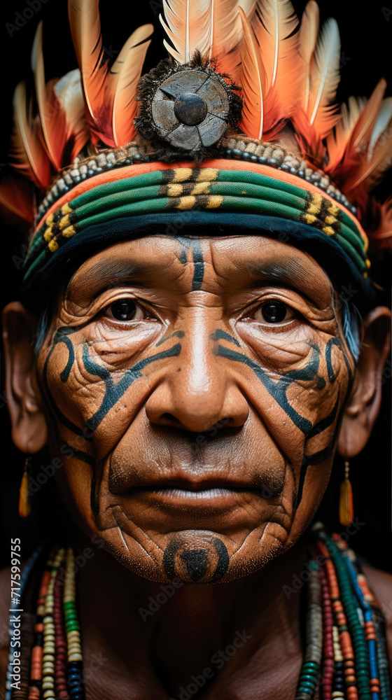 The portraits of indigenous tribes in the Amazon rainforest capture ...
