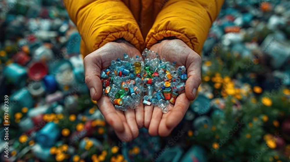 Recycling and Waste Processing. The recycling waste processes through ...