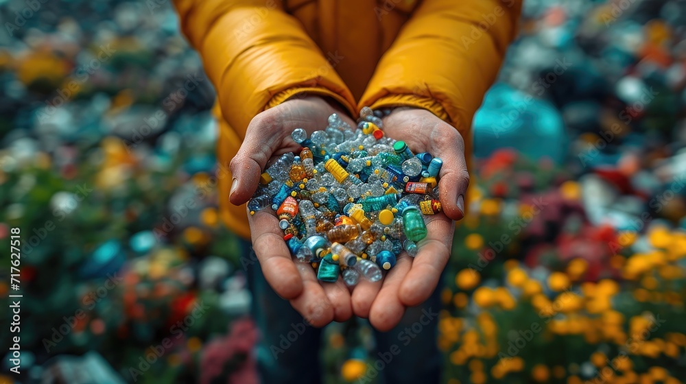 Recycling and Waste Processing. The recycling waste processes through ...