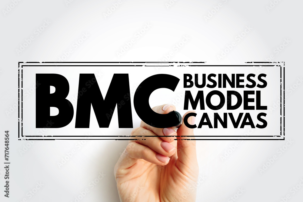 Foto de BMC Business Model Canvas - strategic management template used ...