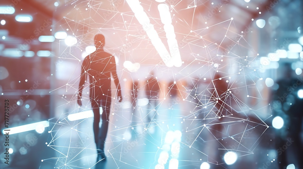 Generative AI : Man technology future lifestyle, digital marketing IOT ...