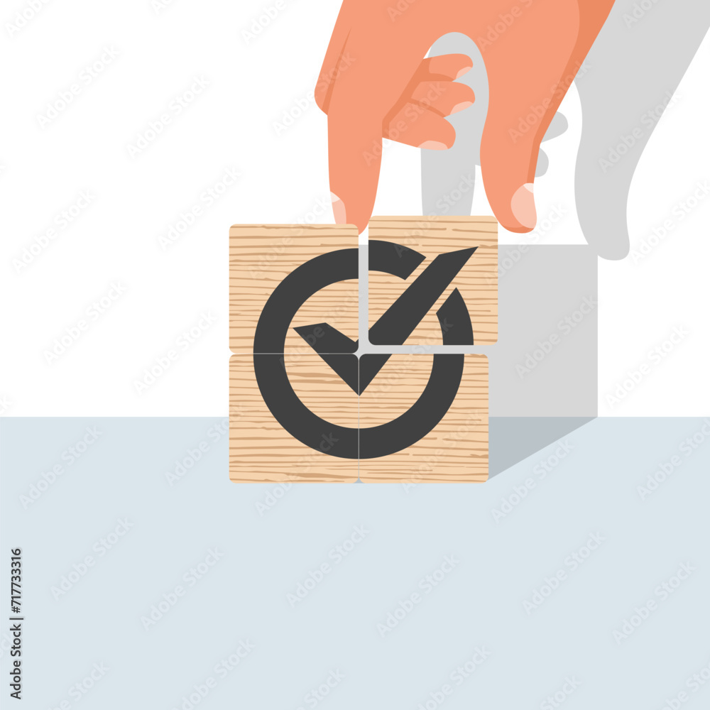 Check mark icon. Black tick. Positive symbol. Right sign. Design ...