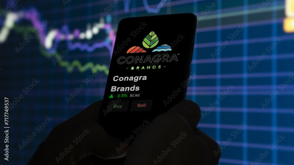January 15th 2024 Chicago, Illinois. The logo of Conagra Brands on the ...