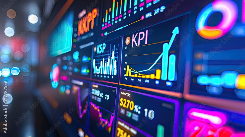 Professional key performance indicator KPI metrics dashboard for sales ...