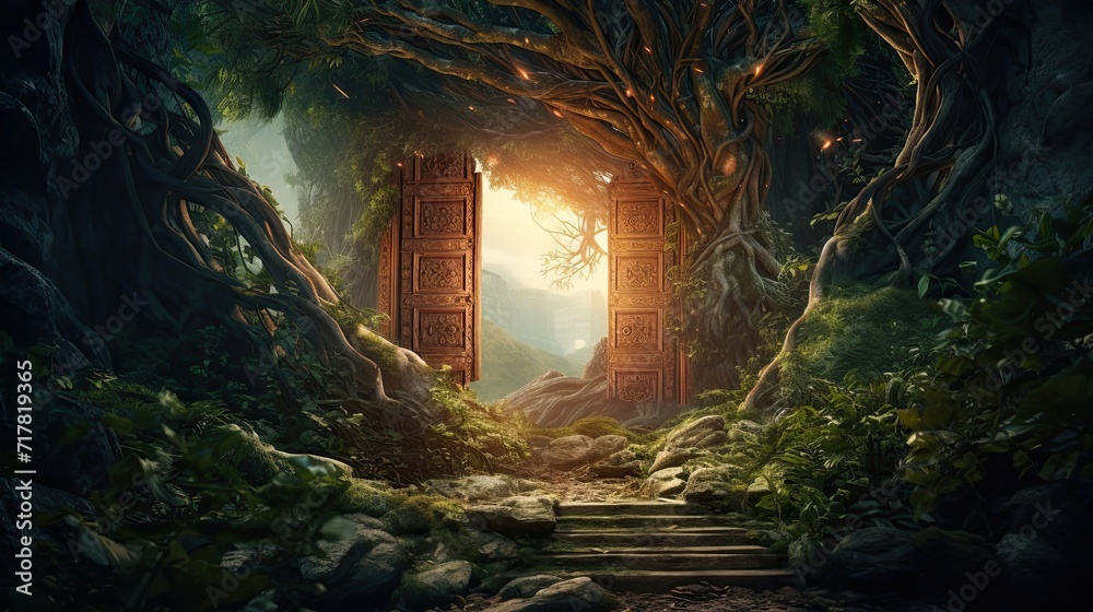 Hidden passage to an enigmatic dimension, obscured in plain sight ...