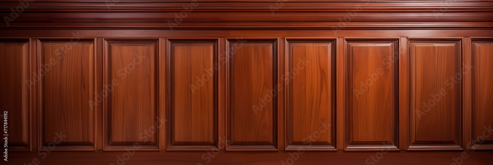 Wood panelling. Woodworking wall surface structure design, glossy ...